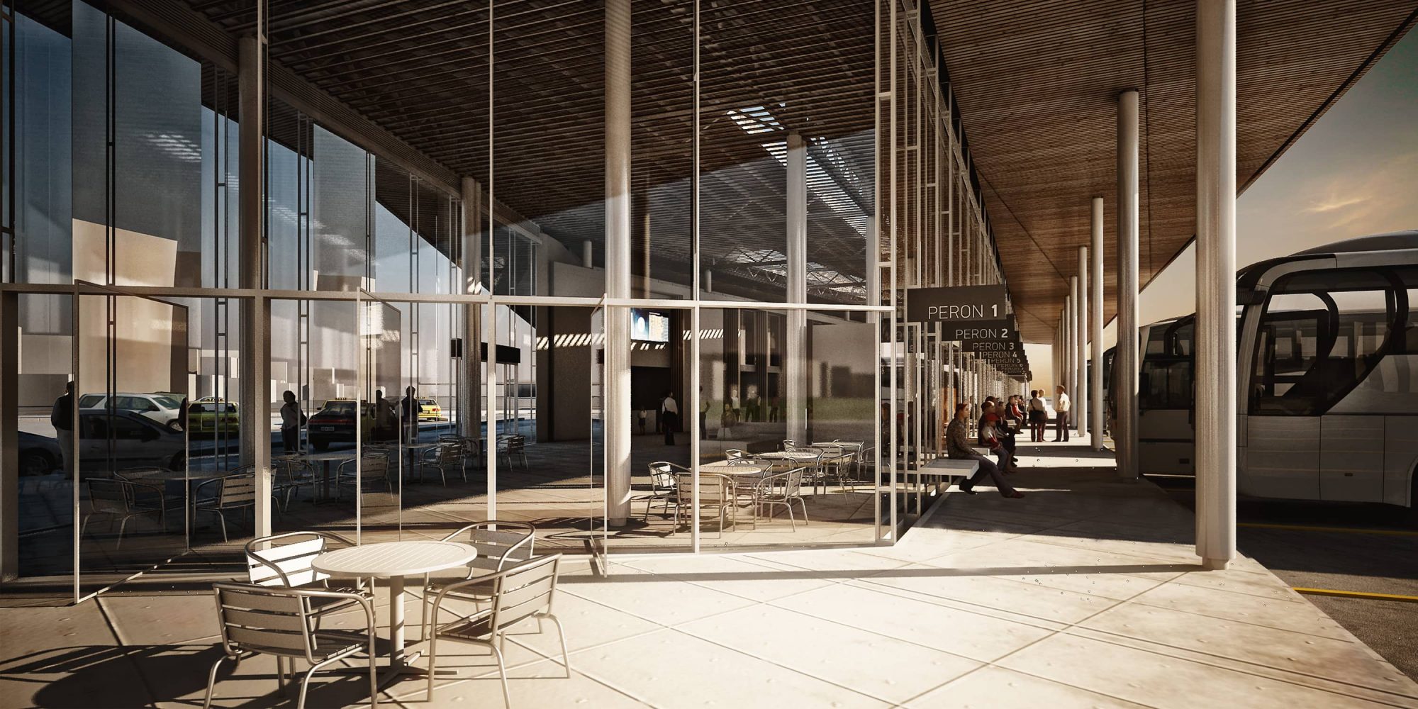 Lüleburgaz Intercity Bus Terminal - BILGIN Architectural Design Studio
